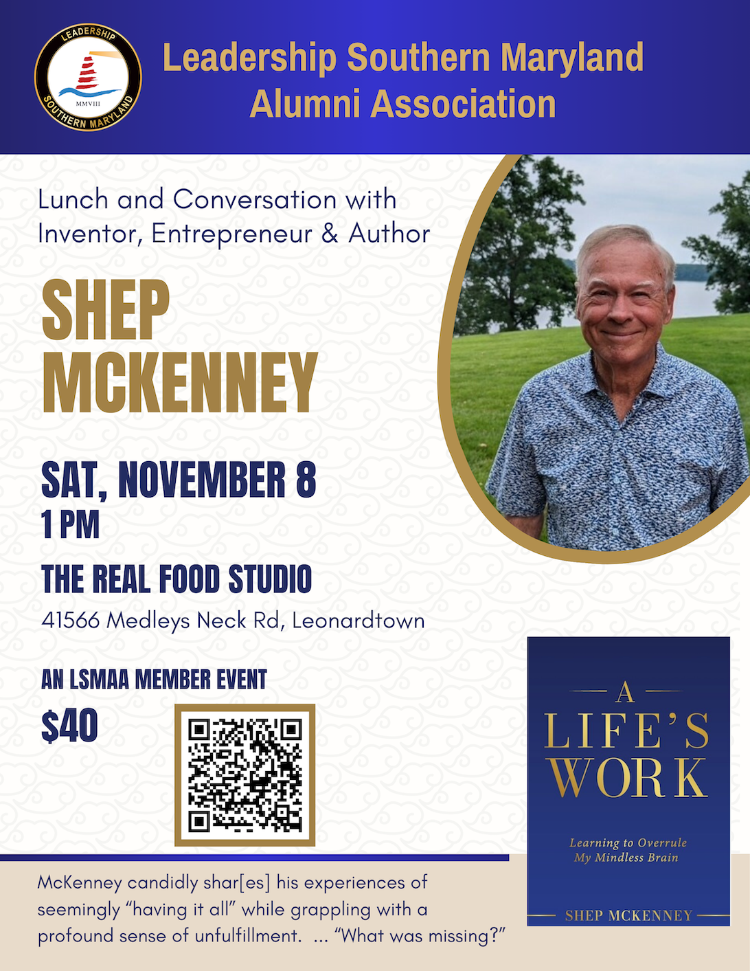 A Conversation with Shep McKenney (LSMAA Member Event) - Leadership ...